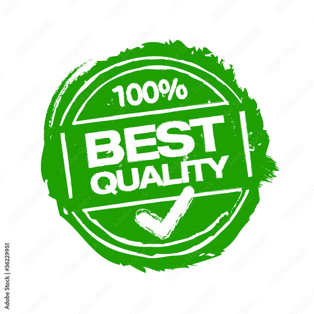 Best Quality 100% Grün Stock Vector | Adobe Stock