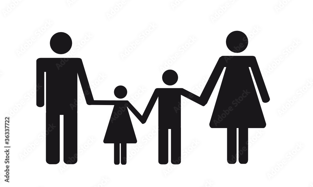 piktogramm familie Stock Vector | Adobe Stock