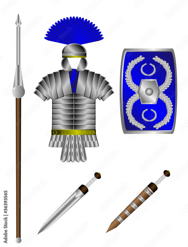Ancient Roman Armor And Weapons
