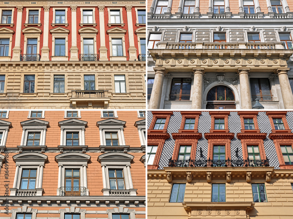 alte fassaden Stock Photo | Adobe Stock