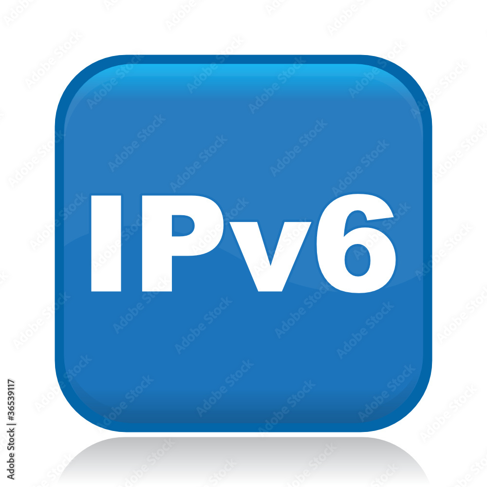 IPV6 ICON Stock-Vektorgrafik | Adobe Stock