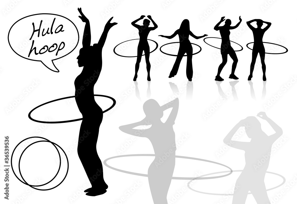 hula hoop Stock Vector | Adobe Stock