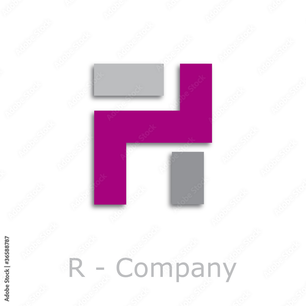 Sticks Logo initial letter R # Vector Stock Vector | Adobe Stock