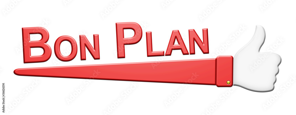 "Bon Plan" Symbole Stock Illustration | Adobe Stock