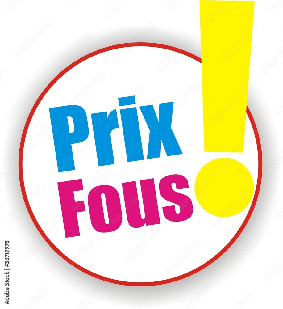 Vecteur Stock bouton prix fous | Adobe Stock