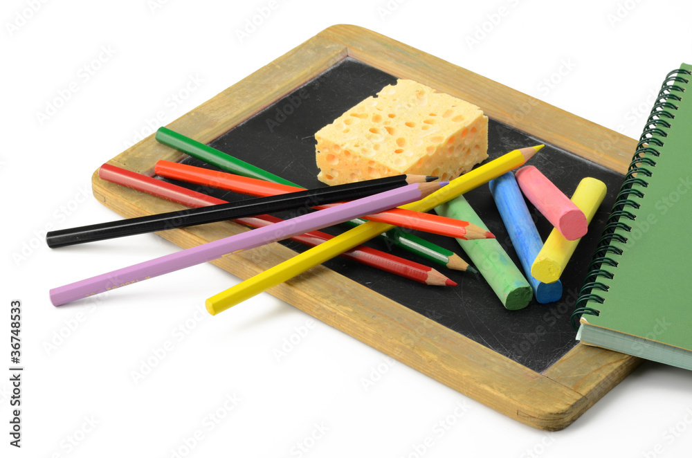 Schulsachen Stock-Foto | Adobe Stock