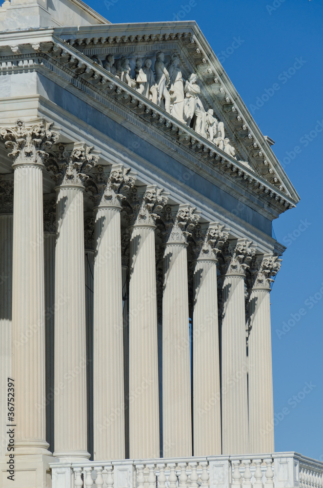 US Capitol Building columns detail, Washington DC USA Stock Photo ...