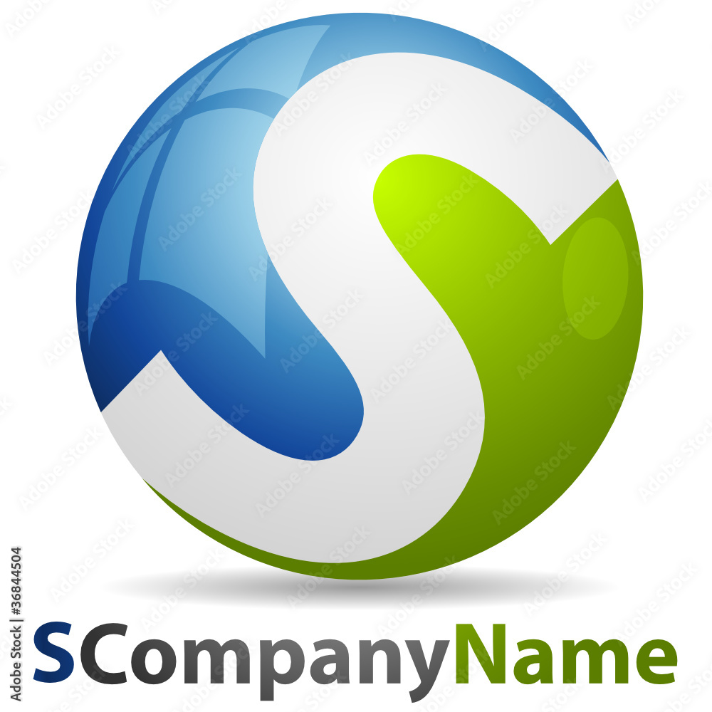 S Company Logo Stock Vector | Adobe Stock
