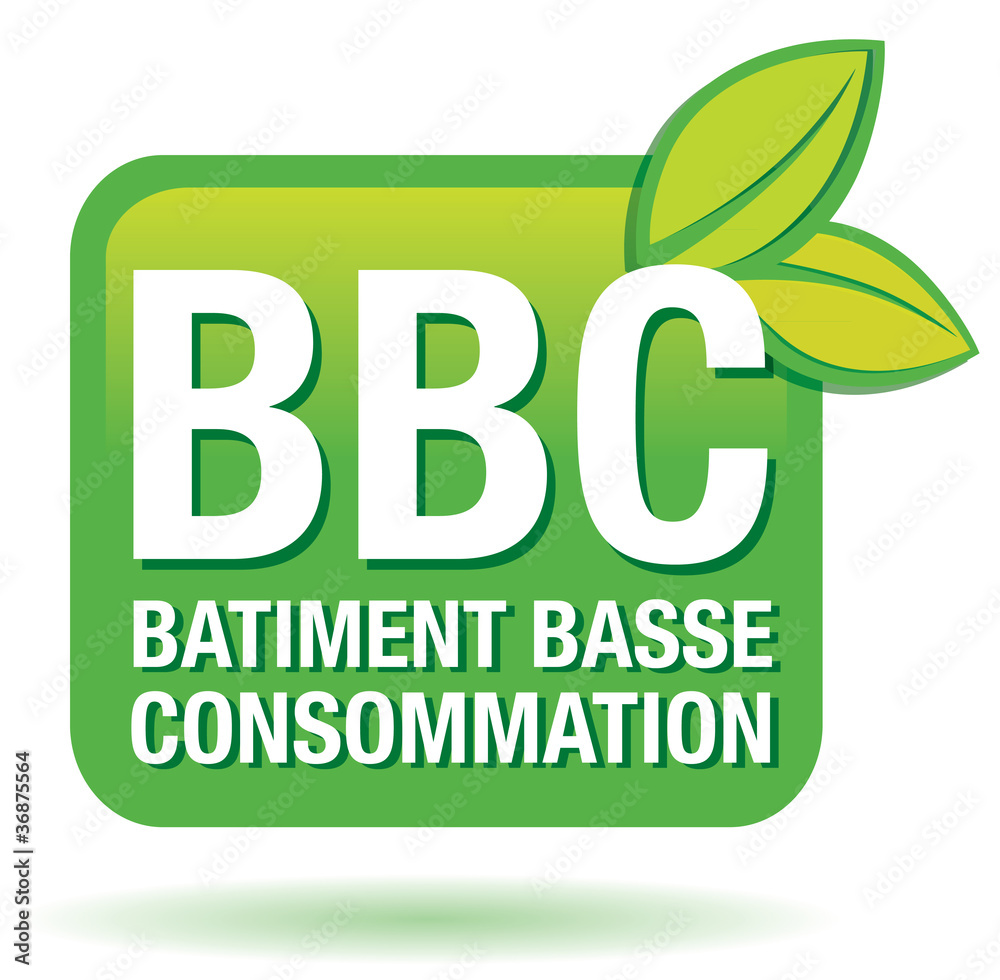 BBC - Batiment Basse Consommation Illustration Stock | Adobe Stock