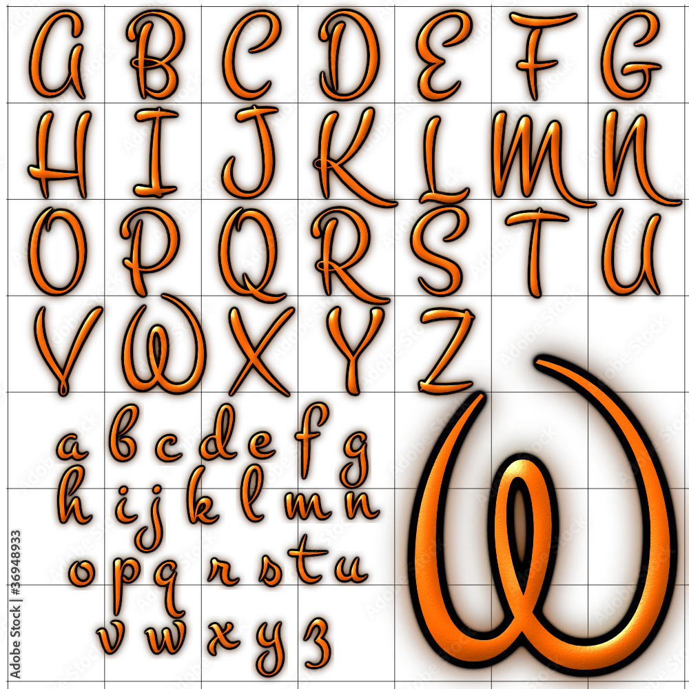 abc alphabet background montez font design Stock Vector | Adobe Stock
