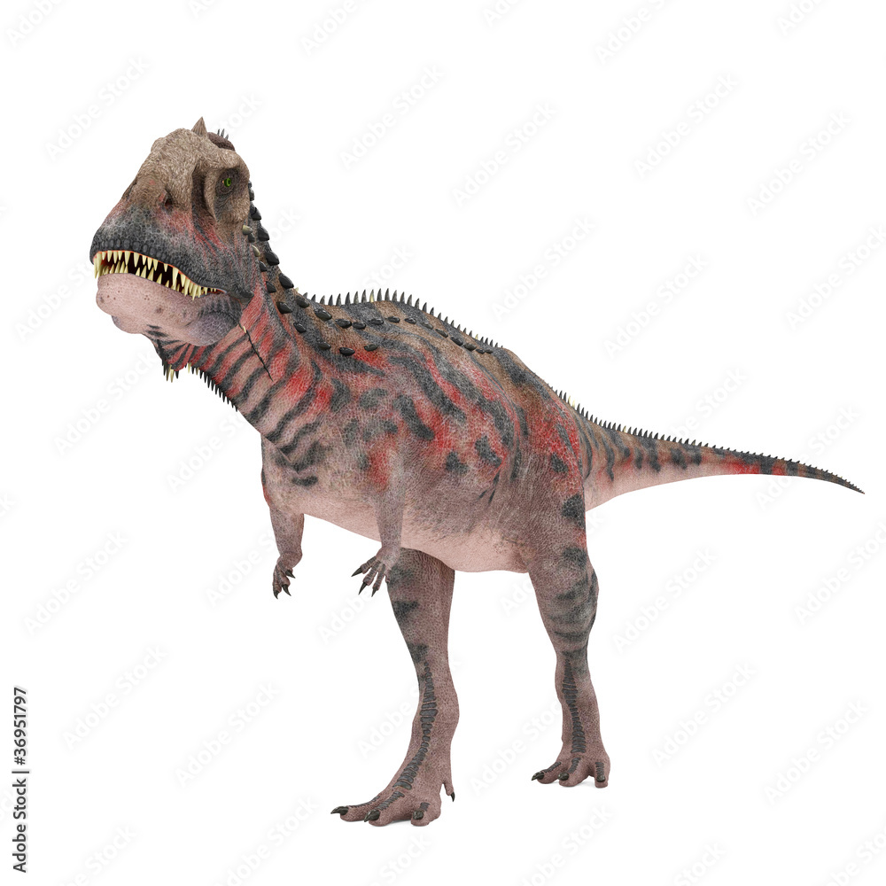 red majungasaurus side view Stock Illustration | Adobe Stock