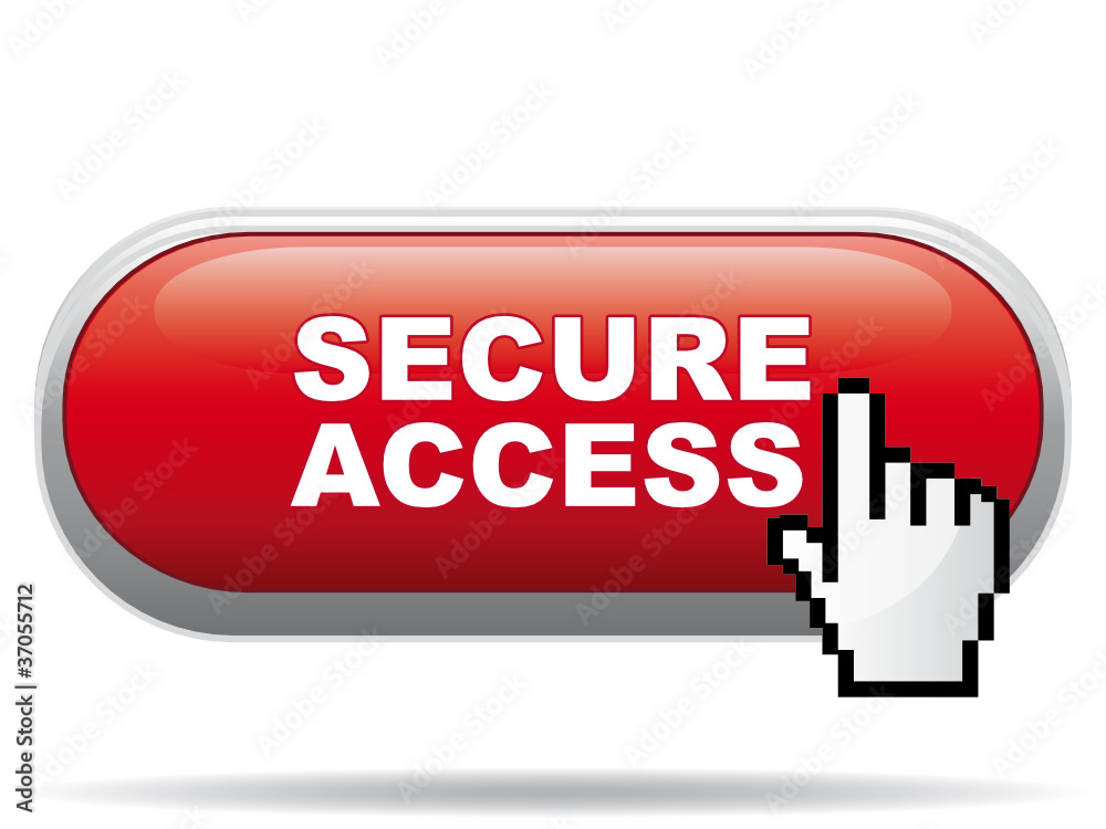 SECURE ACCESS ICON Stock Vector | Adobe Stock