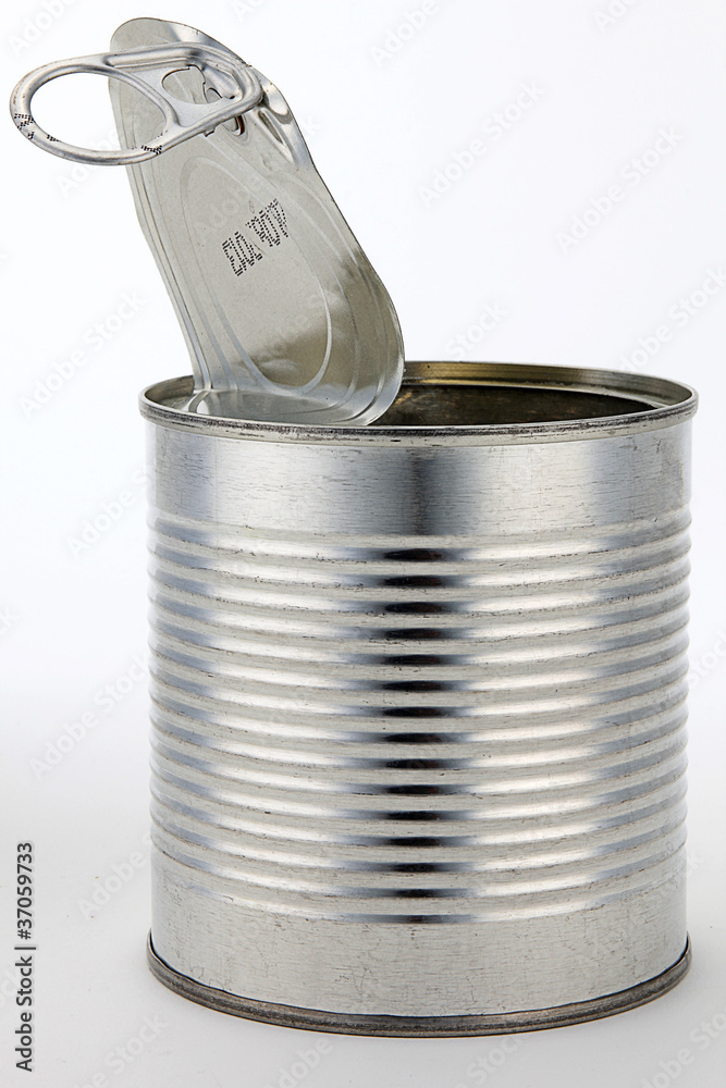 Konservendose geöffnet Stock-Foto | Adobe Stock