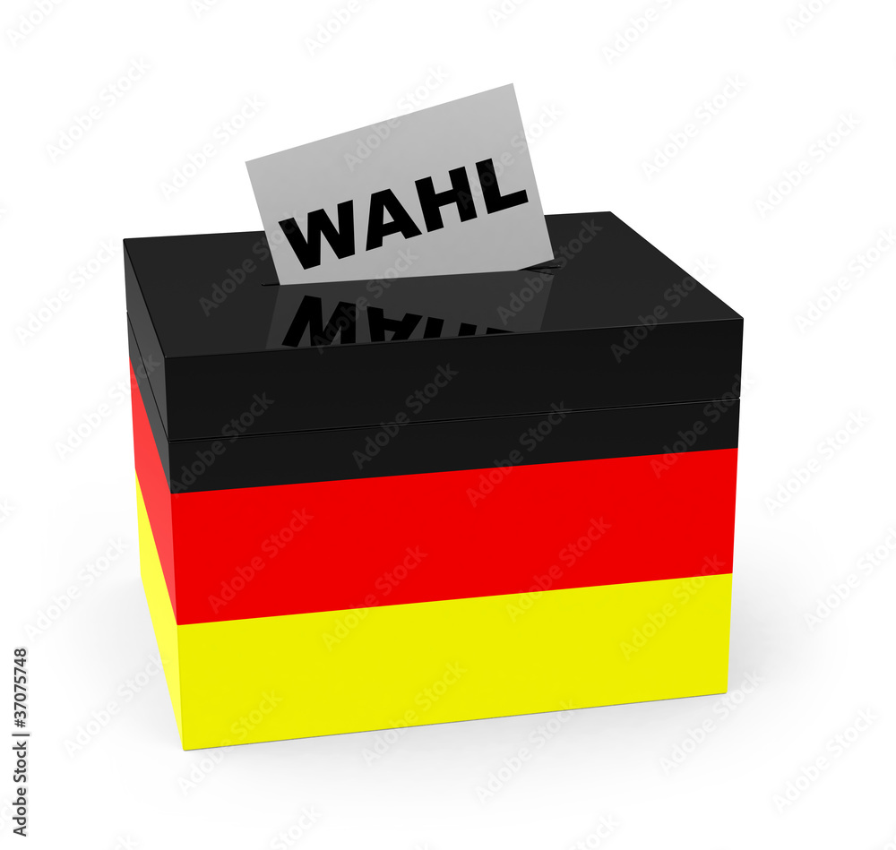 Die Deutschland Wahl Stock-Illustration | Adobe Stock