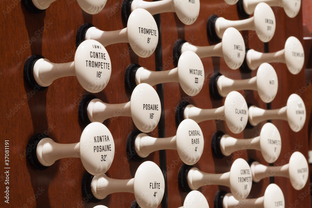 Pipe Organ Stops