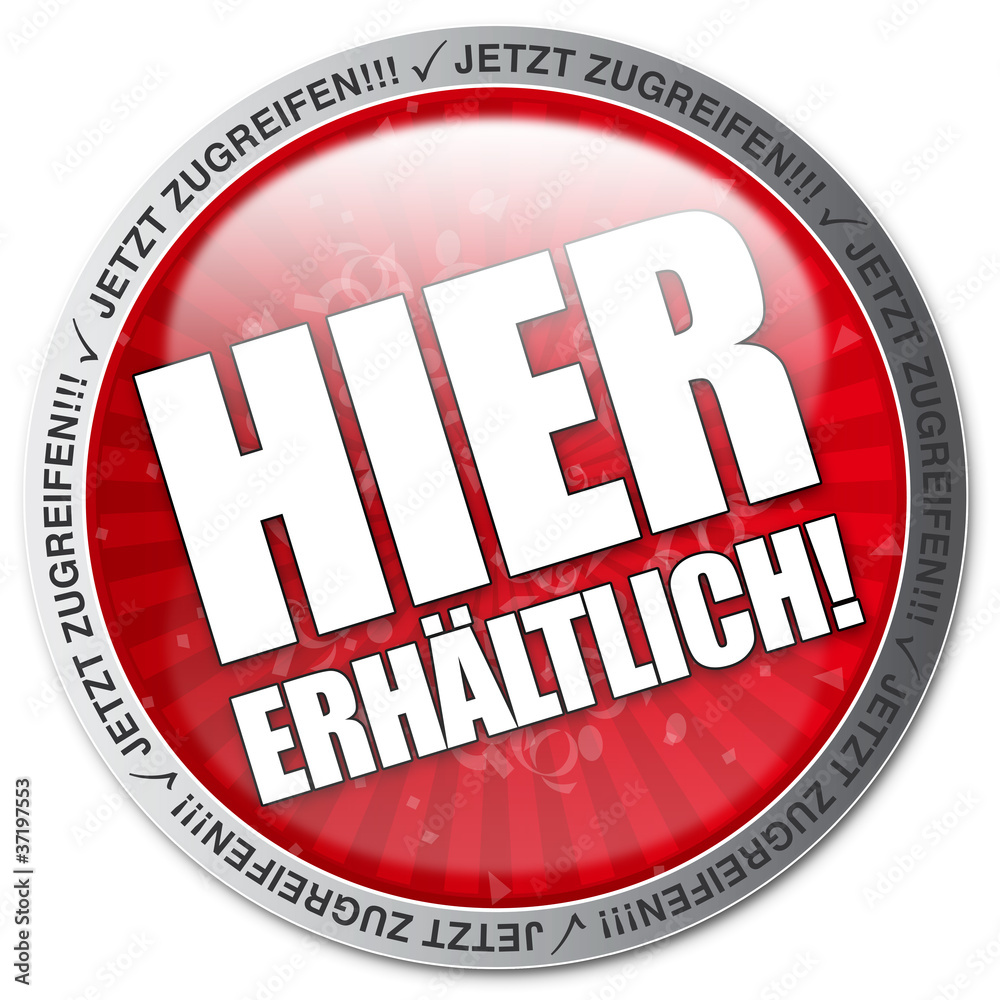 Hier erhältlich! Button, Icon Stock-Illustration | Adobe Stock