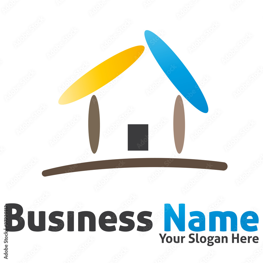 logo maison Stock Vector | Adobe Stock