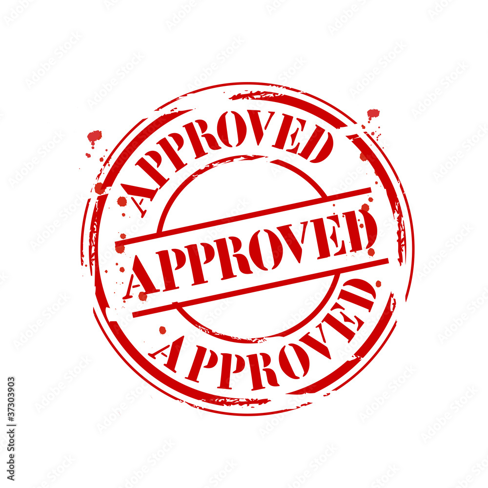 timbre approved Stock Vector | Adobe Stock