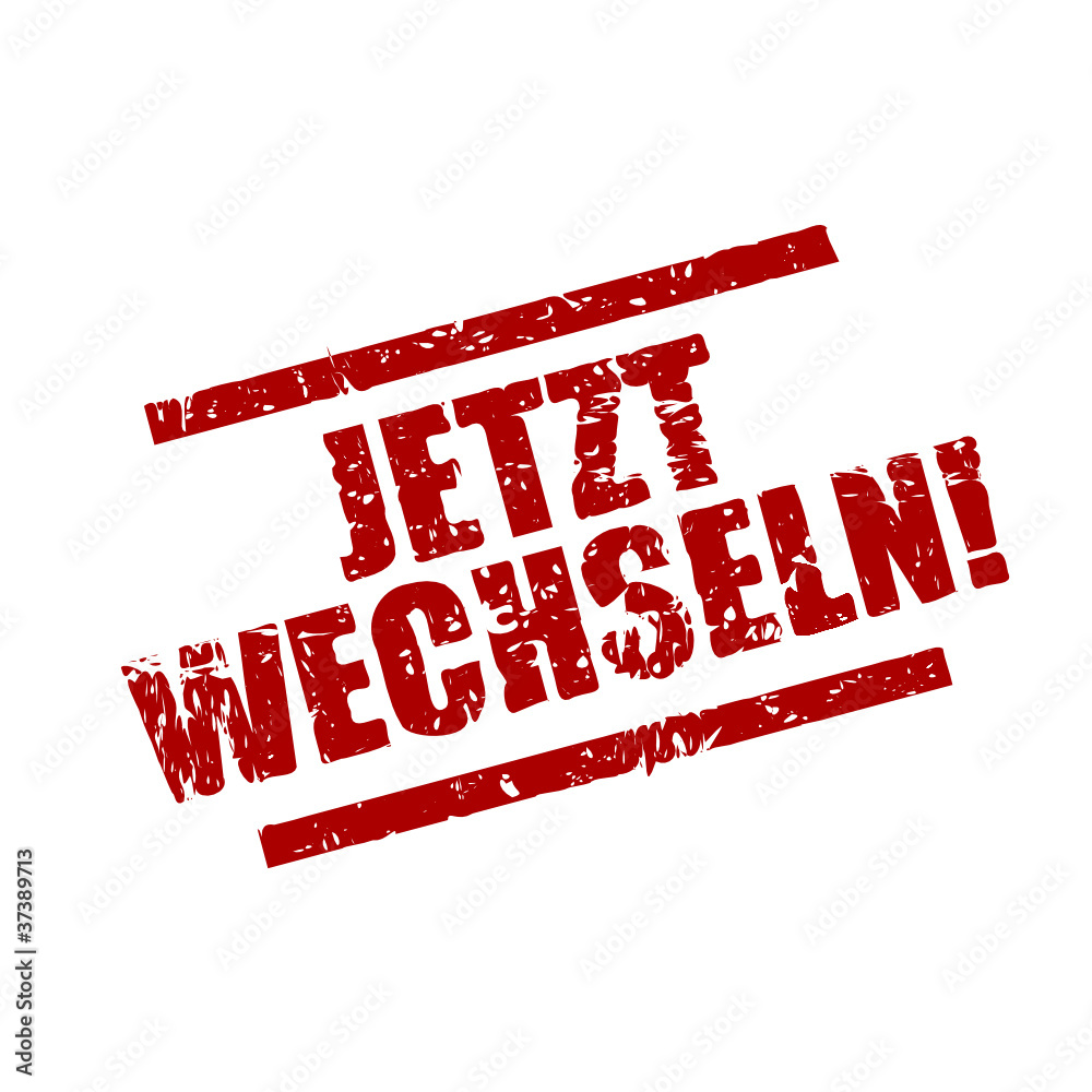 stempel eckig jetzt wechseln! I Stock Vector | Adobe Stock