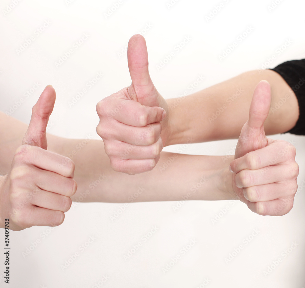 Daumen hoch Stock Photo | Adobe Stock