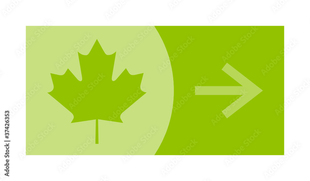 signe, symbole, picto, logo, flèche, parc, arbre, feuille Stock Vector ...