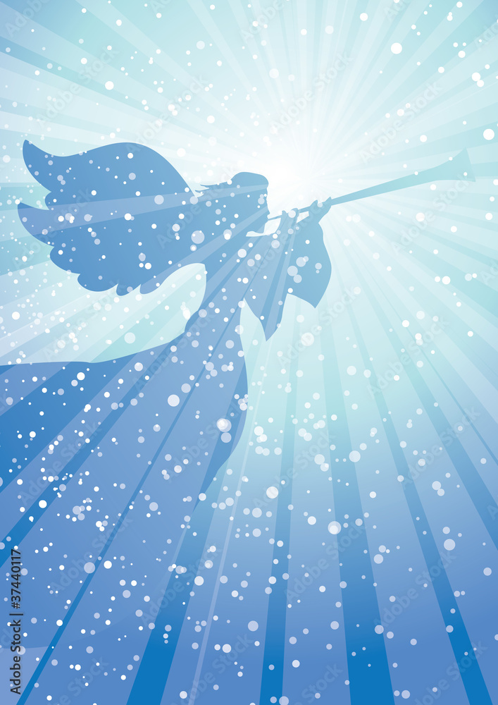 herald angel Stock Vector | Adobe Stock