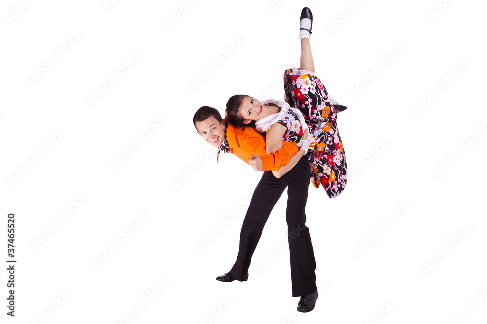 Dancers rock and roll Stock Photo | Adobe Stock