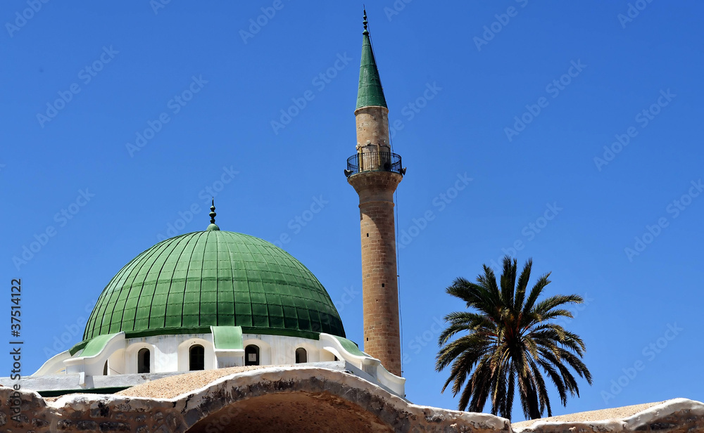 Jezzar Pasha Mosque in Acre-Akko, Israel Stock Photo | Adobe Stock