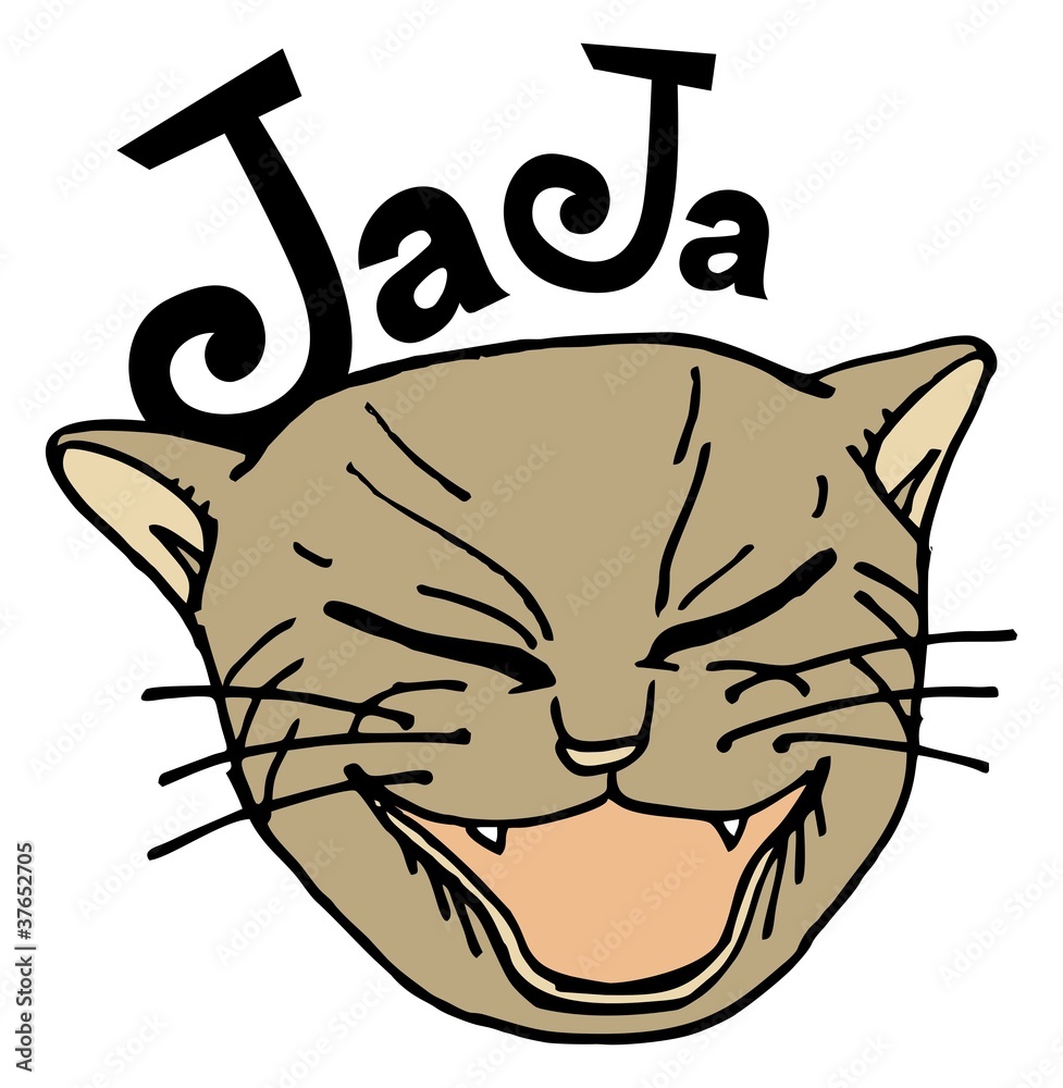 Risa De Gato Stock Vector Adobe Stock