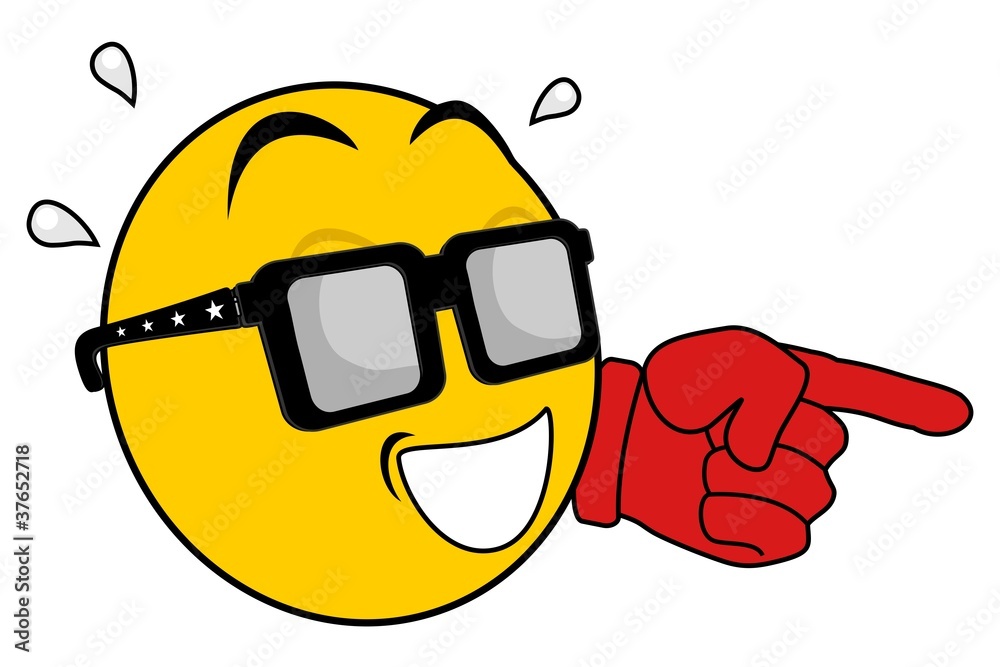 Emoticon bromista Stock Vector | Adobe Stock