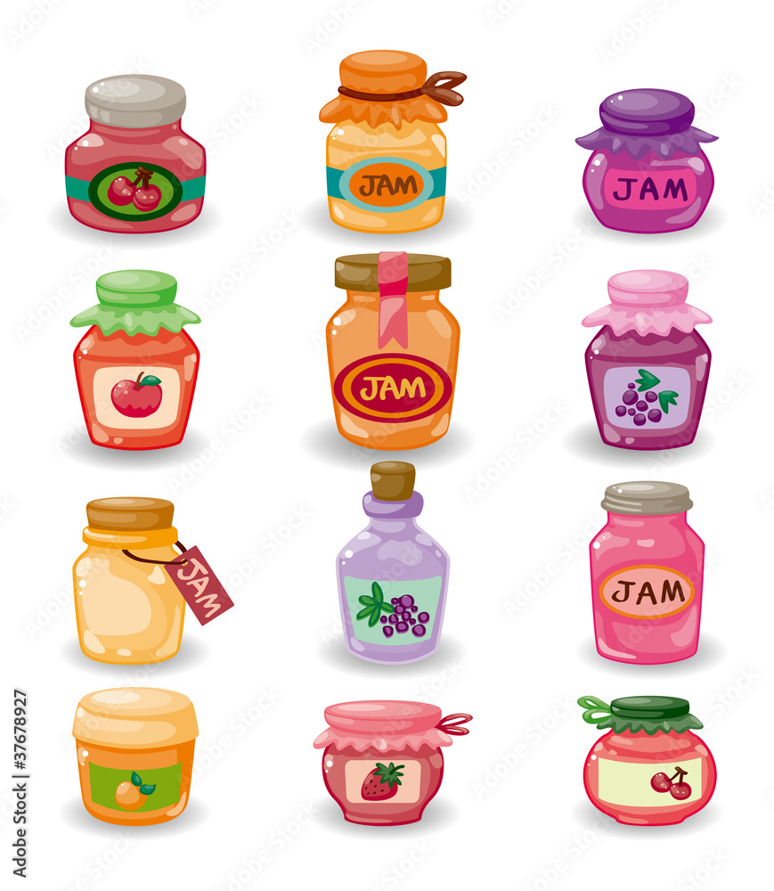 cartoon jam Stock Vector | Adobe Stock