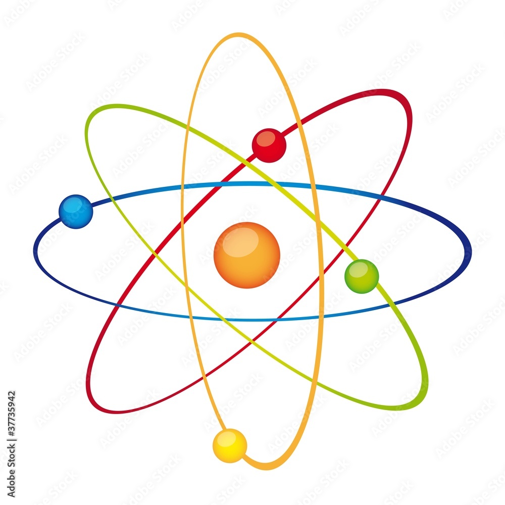 atom vector Stock Vector | Adobe Stock