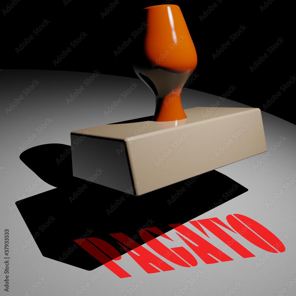 Illustrazione Stock Timbro pagato | Adobe Stock