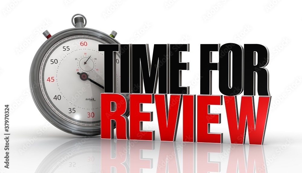 time for review Stock Illustration | Adobe Stock