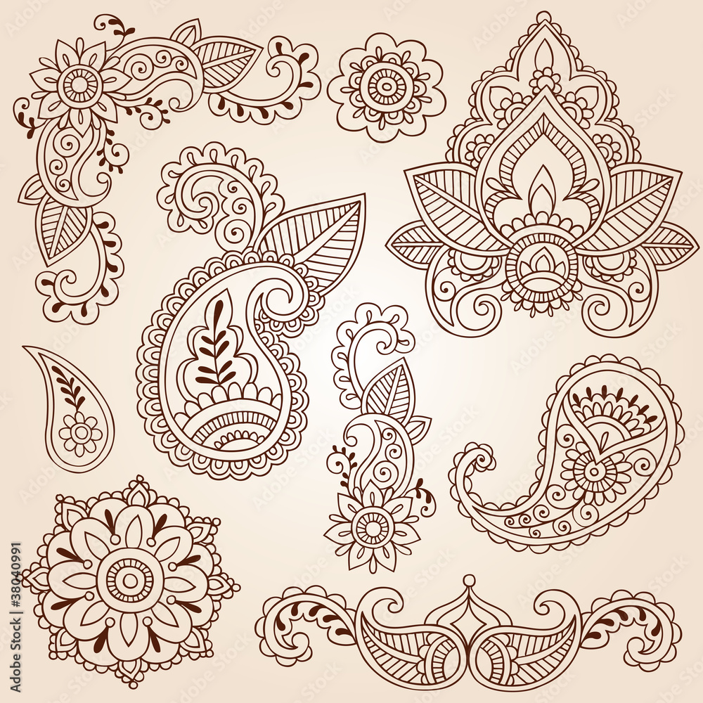Henna Pattern Paisley