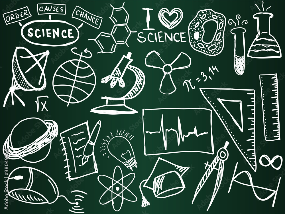 Science school board Stock Vector | Adobe Stock