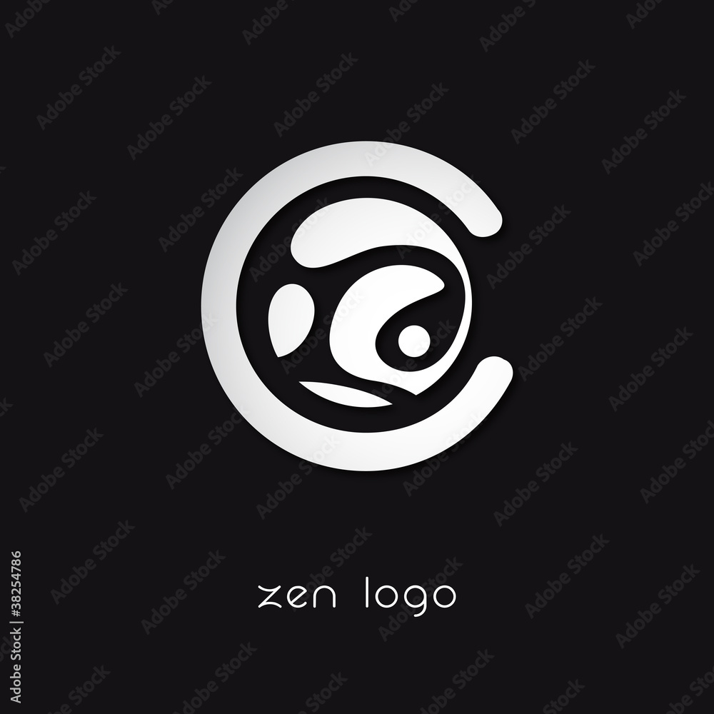 logo zen Stock Vector | Adobe Stock