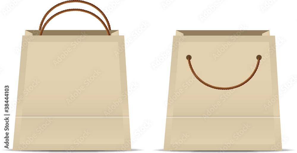 Realistic vector packages Stock Vector | Adobe Stock