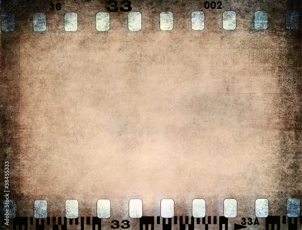 Grunge color filmstrip texture, photo film frame Stock Illustration ...