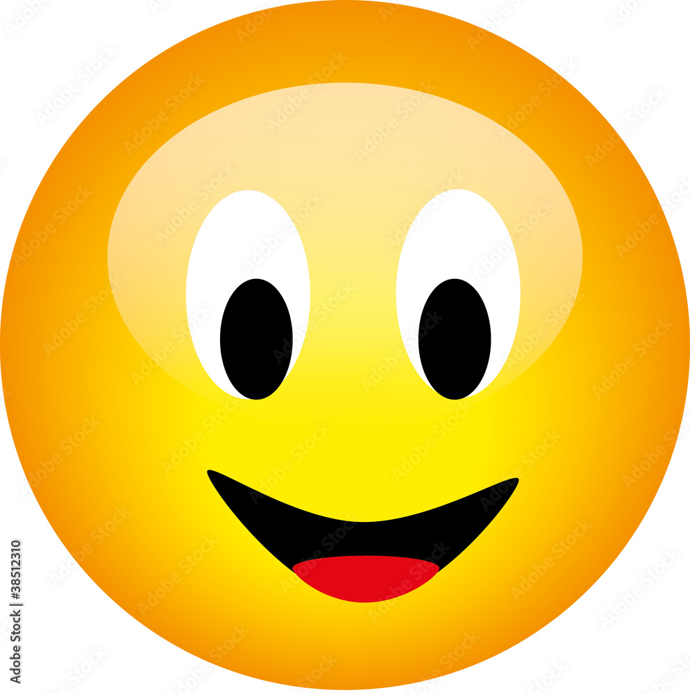 Smiley Stock Vector | Adobe Stock