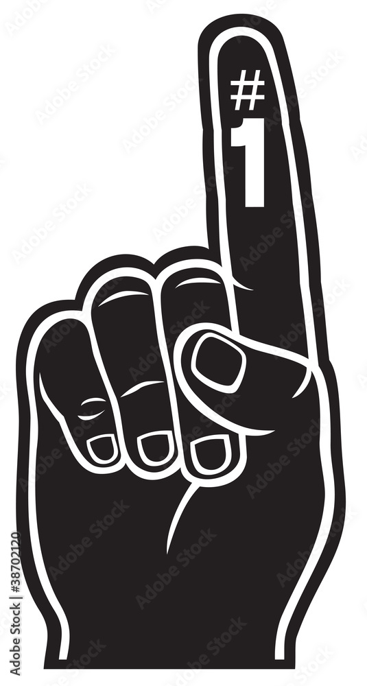 Foam Finger Vector