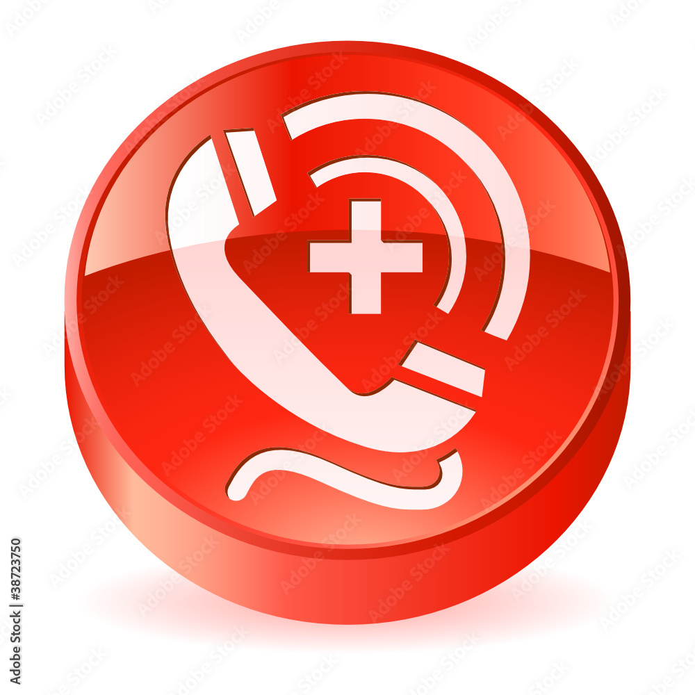 Notruf Stock-Vektorgrafik | Adobe Stock