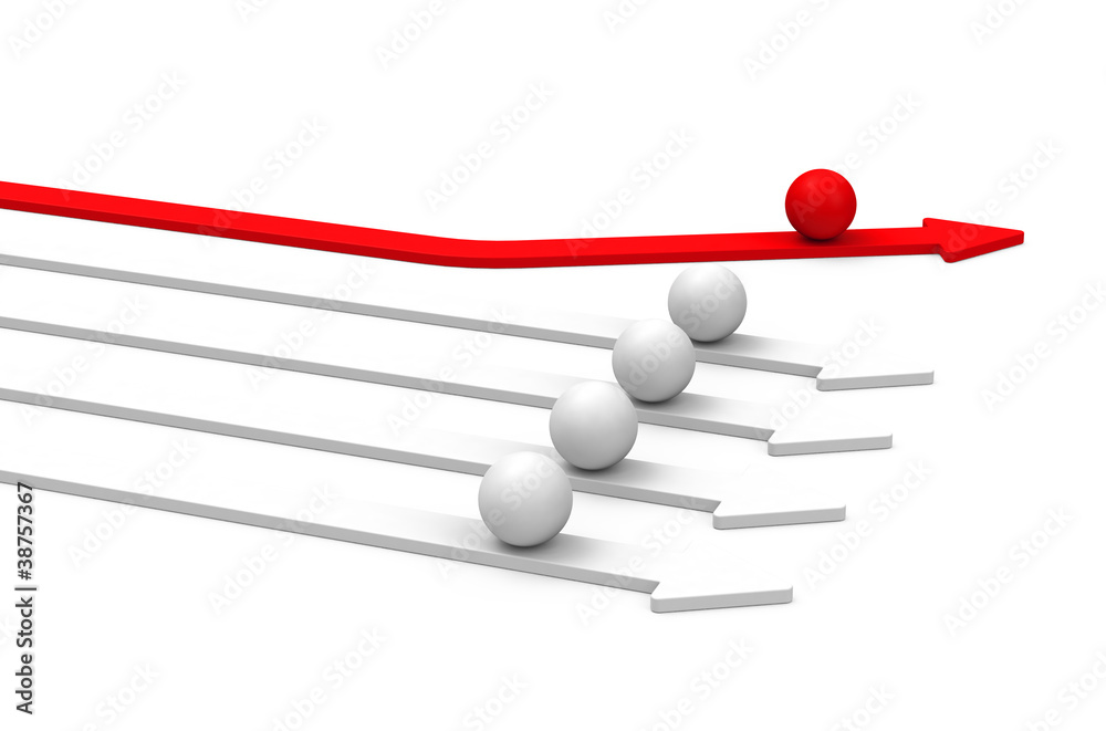 Die Abweichung Stock-Illustration | Adobe Stock