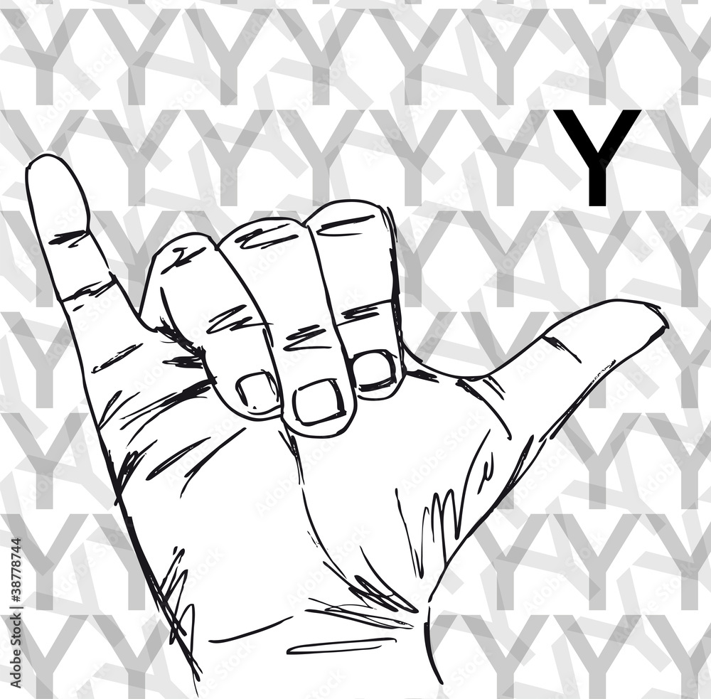 Phone Y Sign Language