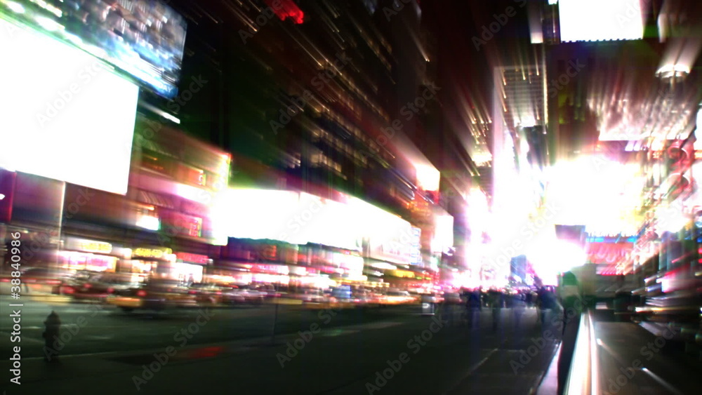 NYC Times Square City Lights (Loop) Stock Video | Adobe Stock