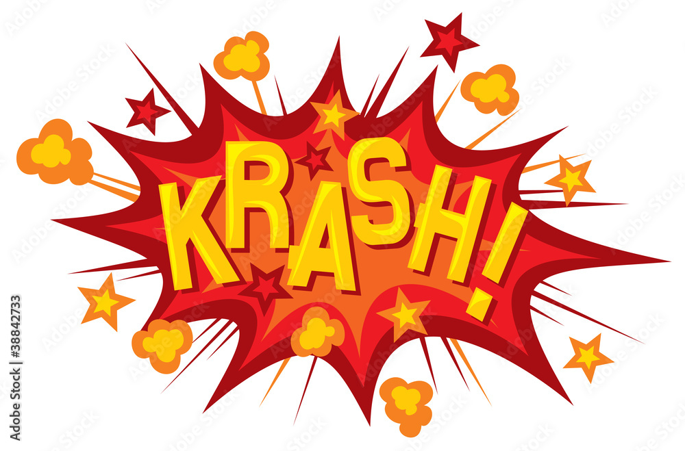 cartoon - krash (comic book element) Stock Vector | Adobe Stock
