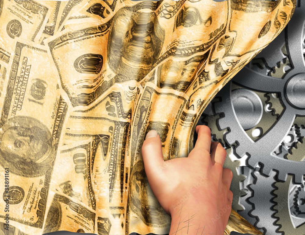 Money Machine Revealed Stock Illustration | Adobe Stock