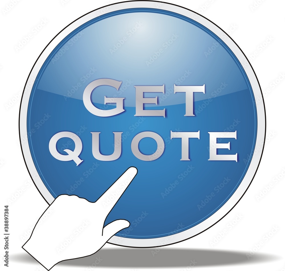 Bouton Get Quote Stock Vector Adobe Stock