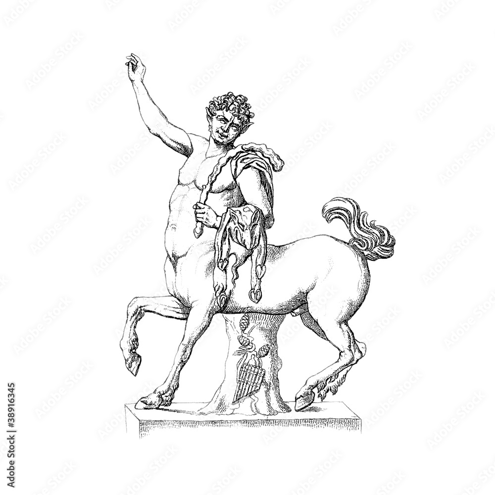 Centaur Stock Illustration | Adobe Stock