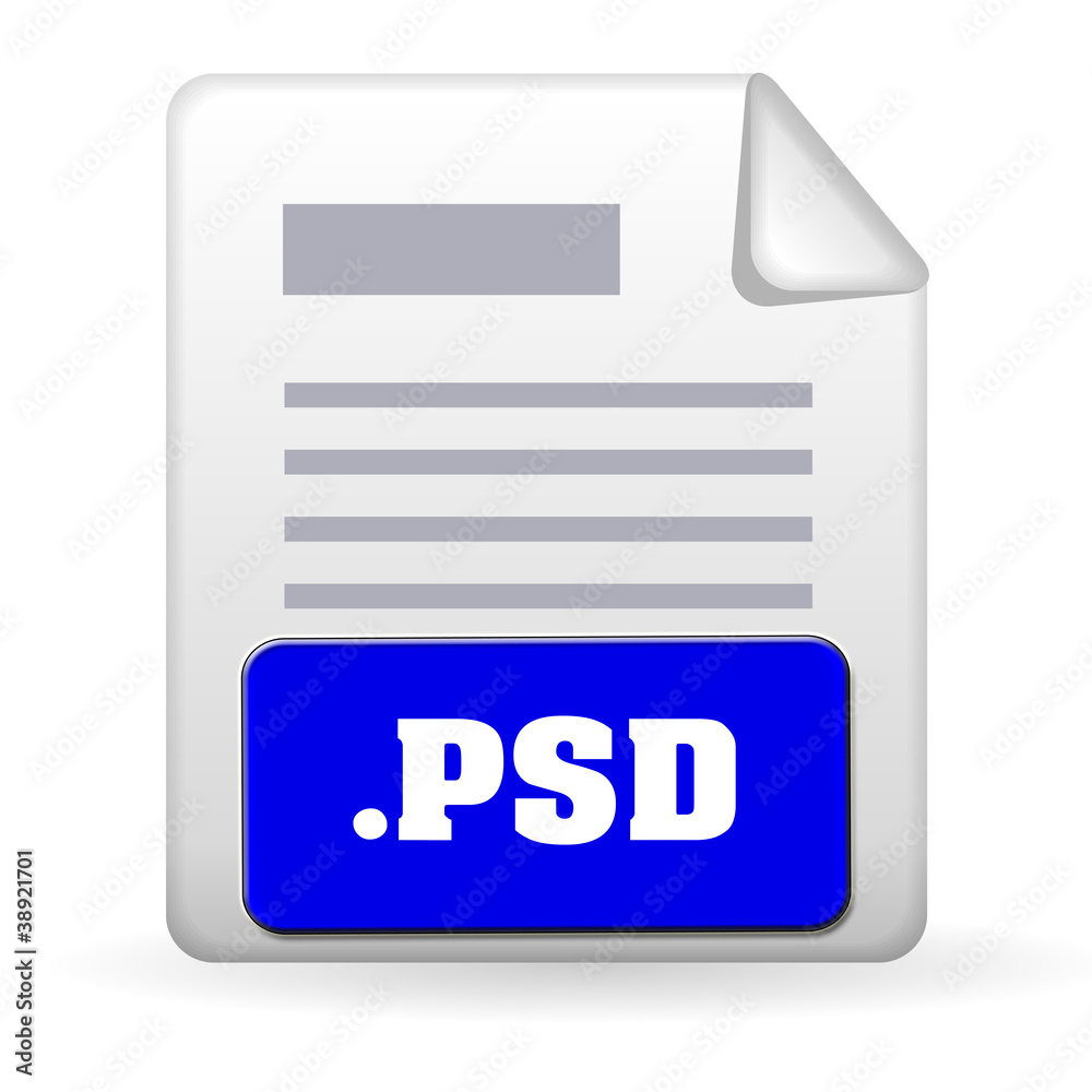Folder Icon - .PSD Stock Illustration | Adobe Stock